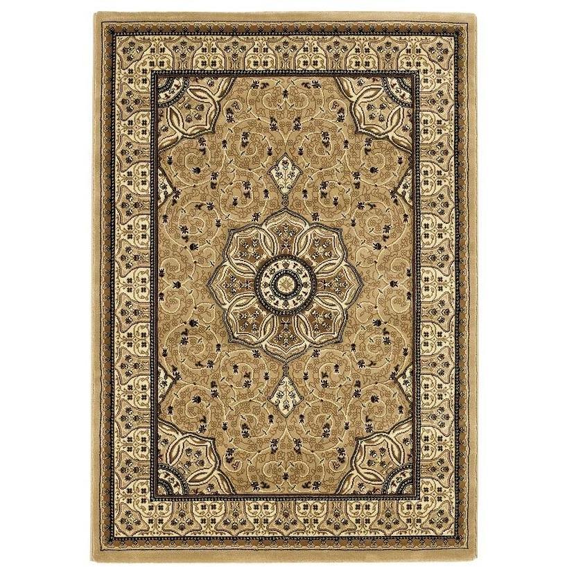 Heritage 4400 Beige traditional Rug – Carpet Mills Maidstone